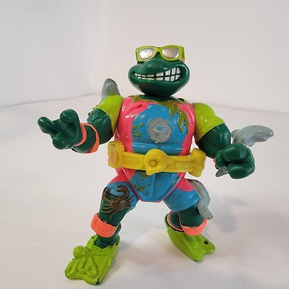 Playmates Toys | Toys | 99 Sewer Surfing Michaelangelo Mike Scuba Tmnt ...